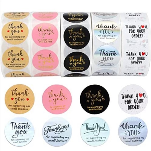 Office | 25 Stickers 5 Different Designs Small 1 Inch Size | Poshmark